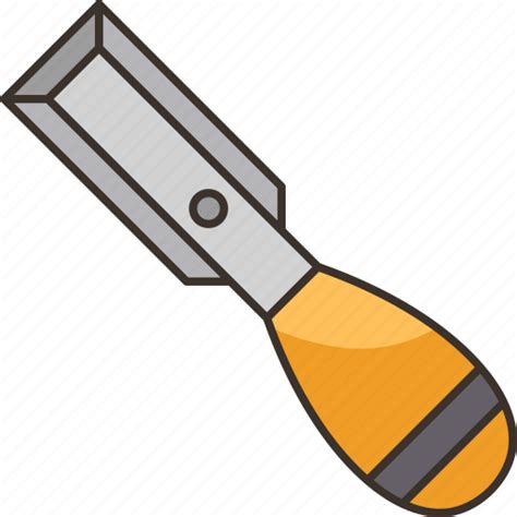 Chisel Carpentry Carving Craft Tool Icon Download On Iconfinder