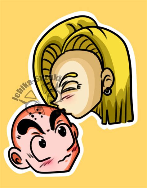 Krillin X Android18 By Rindraws Digitalart On Deviantart