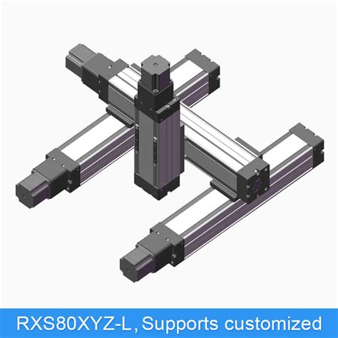 RXS XYZ L XYZ Stage Ball Screw CNC Linear Module Guide Rail Motion Slide Actuator Nema