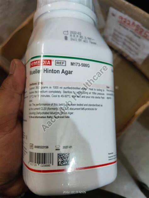 Mueller Hinton Agar Manufacturer Supplier From Kolkata