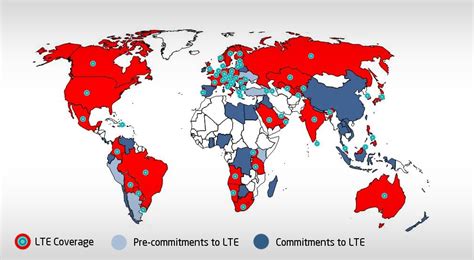4g Lte Map Of The World Map