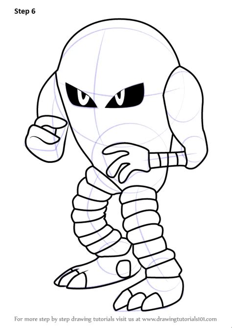 Learn How To Draw Hitmonlee From Pokemon Go Pokemon Go Step By Step