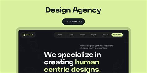8 Dots Design Agency Template Figma