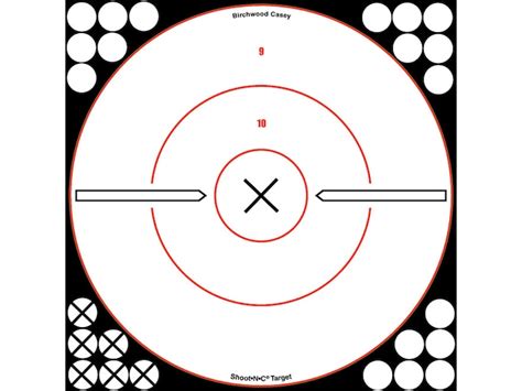 Birchwood Casey Shoot N C Whiteblack 12 X Bullseye Reactive Targets