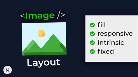 Nextjs Image Layout Tutorial Nextimage Layouts With Examples Youtube