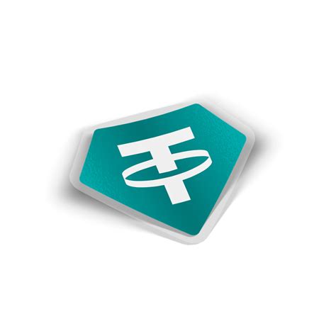 Tether Shield Sticker Cypherpunk