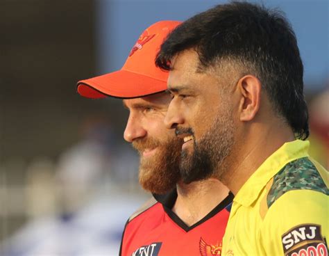 Kane Williamson And Ms Dhoni At The Toss