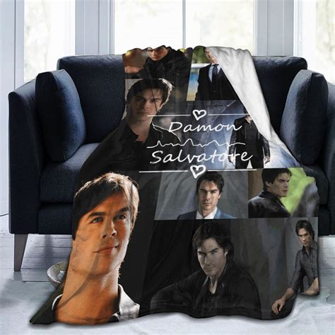 SYSFOURC Damon Salvatore Blanket The Vampire Diaries Poster Ian ...