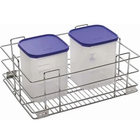 Rectangular Stainless Steel Modular Kitchen Basket At ₹ 210kg In New Delhi