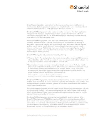 Shoretel Mobility For Avaya PDF