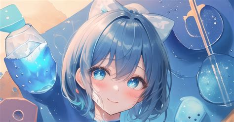 Aiイラスト 『blue Soda』 Yukaのイラスト Pixiv