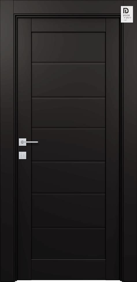 Alda Black Matte Modern Interior Door For 36900 Door Design Lab