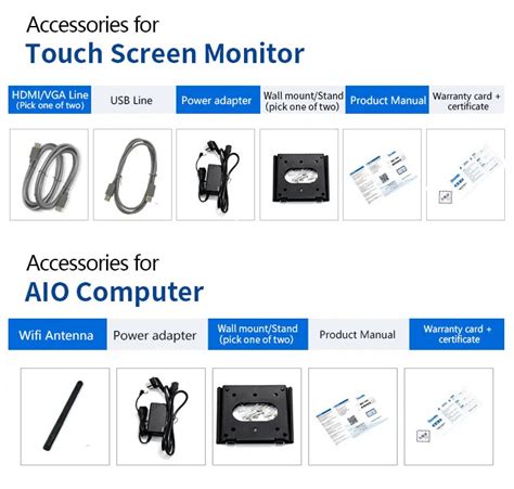 Touchwo Capacitive Display Vertical Touchscreen Pc Monitors All In One