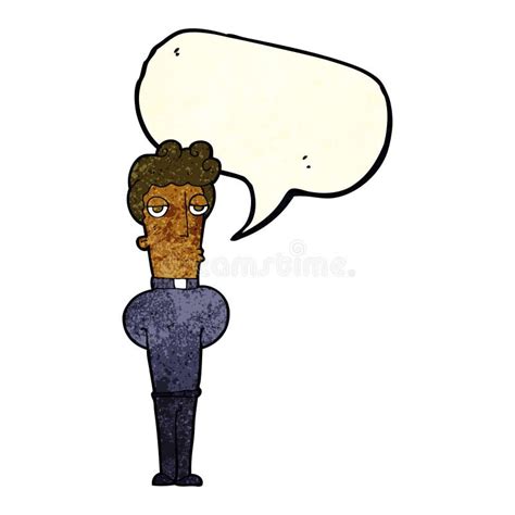 Cartoon Priest With Speech Bubble Stock Illustration Illustration Of Quirky Cheerful 52894189