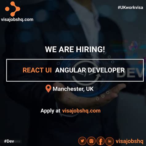 Hiring React Ui Angular Developer In The Uk £18000 £34000 Annually We Offer Visa Sponsorship