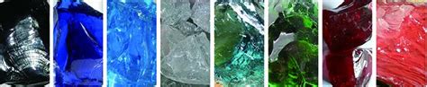 Natural Clear Color Green Slag Glass Rock For Garden Landscaping And