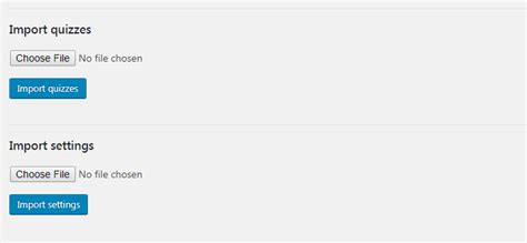 How To Import And Export Settings And Quizzes In Wp Quiz Pro