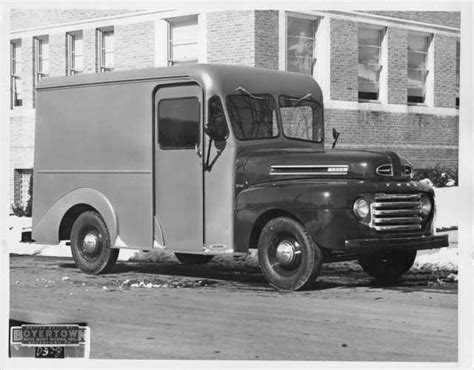 Ford F Truck With Better Built Boyertown Body Press Photo