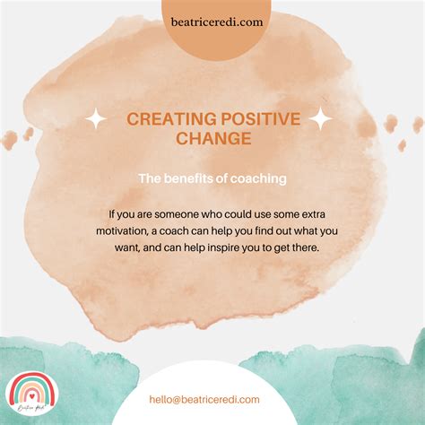 Creating Positive Change Beatrice Redi