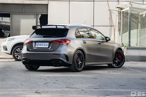 奔驰A级 AMG 进口 AMG A 45 S 4MATIC 侧后45度车头向右水平图片 汽车图片大全 易车