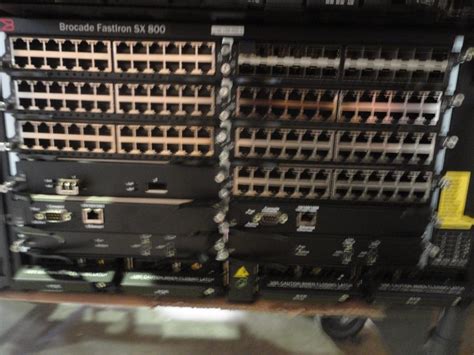 Brocade Fastiron Sx 800 Chassis W Sx424p 6 Fi424p Fi42xg Fizmr2