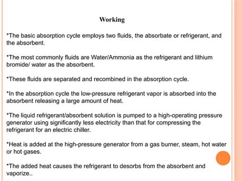 Intermittent Vapour Absorption Cycle Pptx