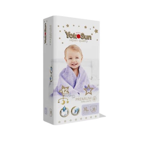 YokoSun Подгузники-Трусики Premium р.XL (12-20 кг) 38 шт - купить, цена ...