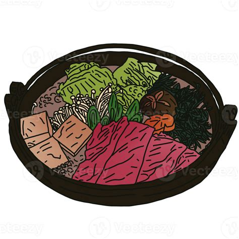 Japanese Beef Sukiyaki 26827643 Png