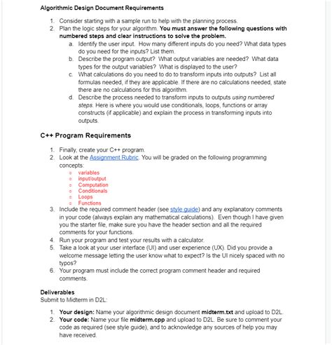 Solved Program Midterm • Write A Program That Prompts The