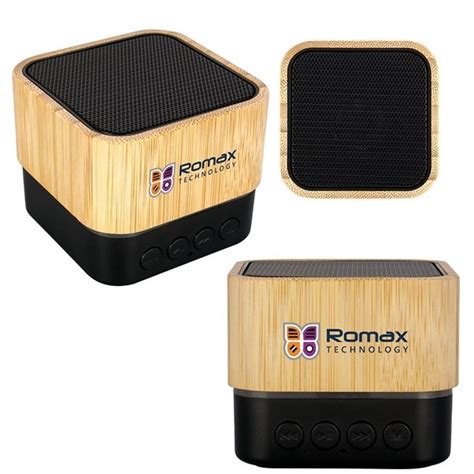 Promotional Bamboo Square Bluetooth Speaker