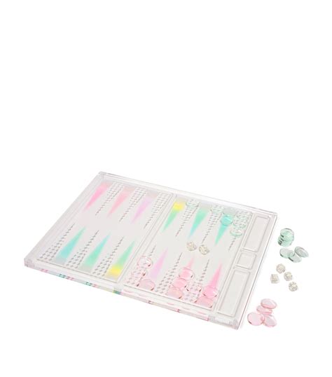 Sunnylife Lucite Backgammon Set Harrods Uk