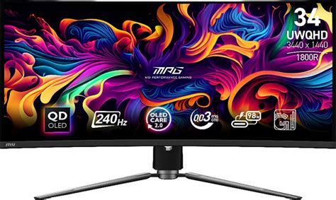 MSI To Launch MPG CQPX QD OLED Ultrawide Hz Monitor TFTCentral