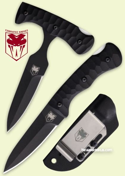 Cobratec Knives Black G10 Folding Push Dagger