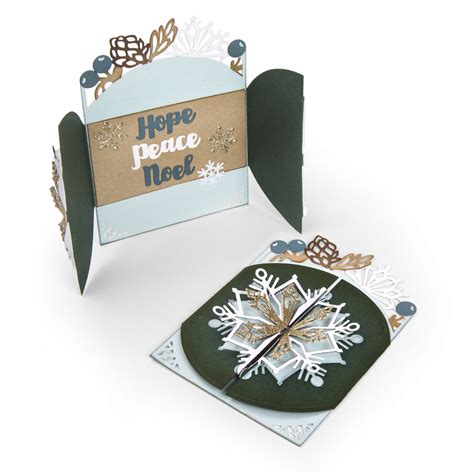 Sizzix Snowflake Flip And Fold Lv Handcrafted