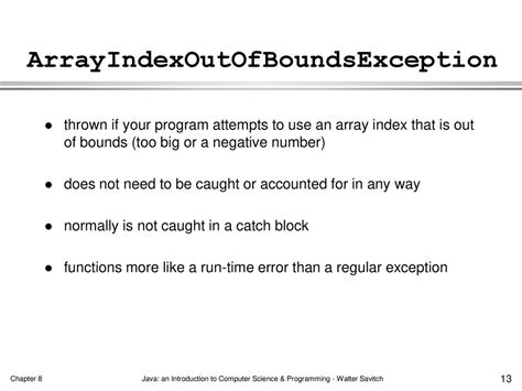 exception handling chapter 8 basic exception handling ppt download
