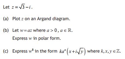 De Moivre S Theorem Advanced Higher Maths