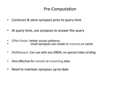 Aqua Approximate Query Answering Ppt Download