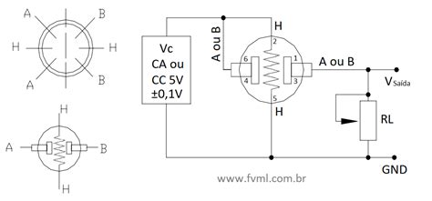 Sensor De Gás Mq 135 Pinagem Pinout Características E