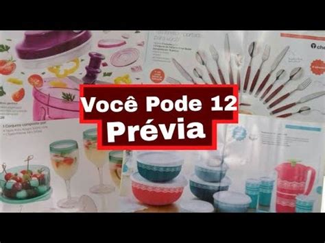 VOCÊ PODE 12 PRÉVIA TUPPERWARE YouTube
