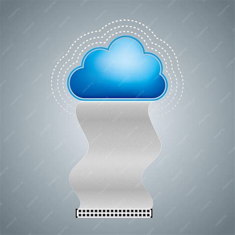 Premium Vector Cloud Computing And Networking Design Concept Data Sharing Concept Design