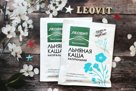 Каши быстрого приготовления Леовит Каша льняная натуральная - «Ела при ...