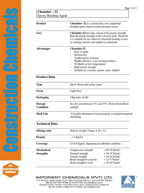Chemdur 32 Ac Pdf