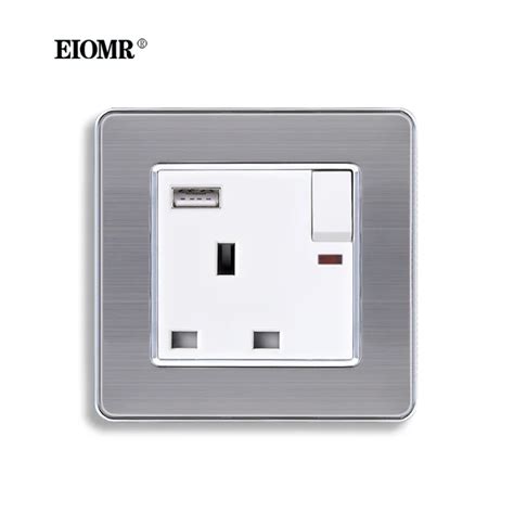 스텐전기포트 추천상품 Eiomr 13a 벽 소켓 영국 250v 5v 21a Usb 플러그 전기 콘센트 Usb 충전기와