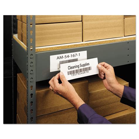 Avery Permanent ID Labels W TrueBlock Technology Laser X