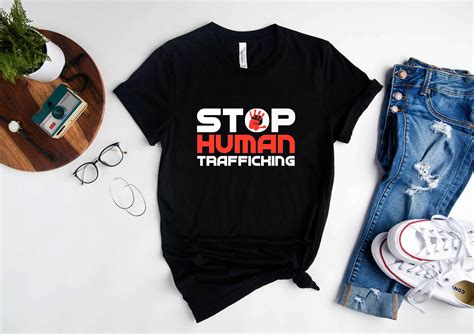 Stop Human Trafficking T Shirt Premium T Shirt Etsy