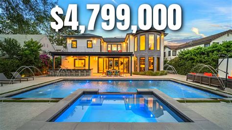 Inside A 4 799 000 Custom Modern Mansion In Toluca Lake Youtube