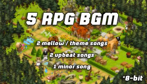 Five 8 Bit BGM Tracks GameDev Market