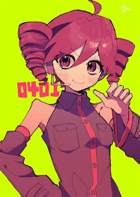 Safebooru 1girl Ahoge Black Shirt Blush Breast Pocket Buttons Closed
