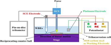 A Schematic Illustration Of The Tribo Corrosion Experimental Setup
