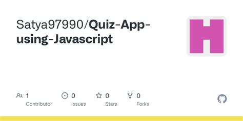 github satya97990 quiz app using javascript